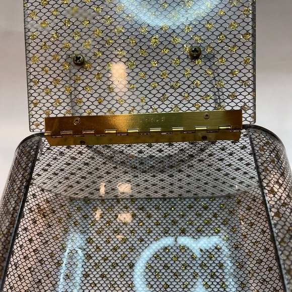 Wilardy | Bags | Very Rare Antique Wilardy Mark Lucite Gold Stardust ...